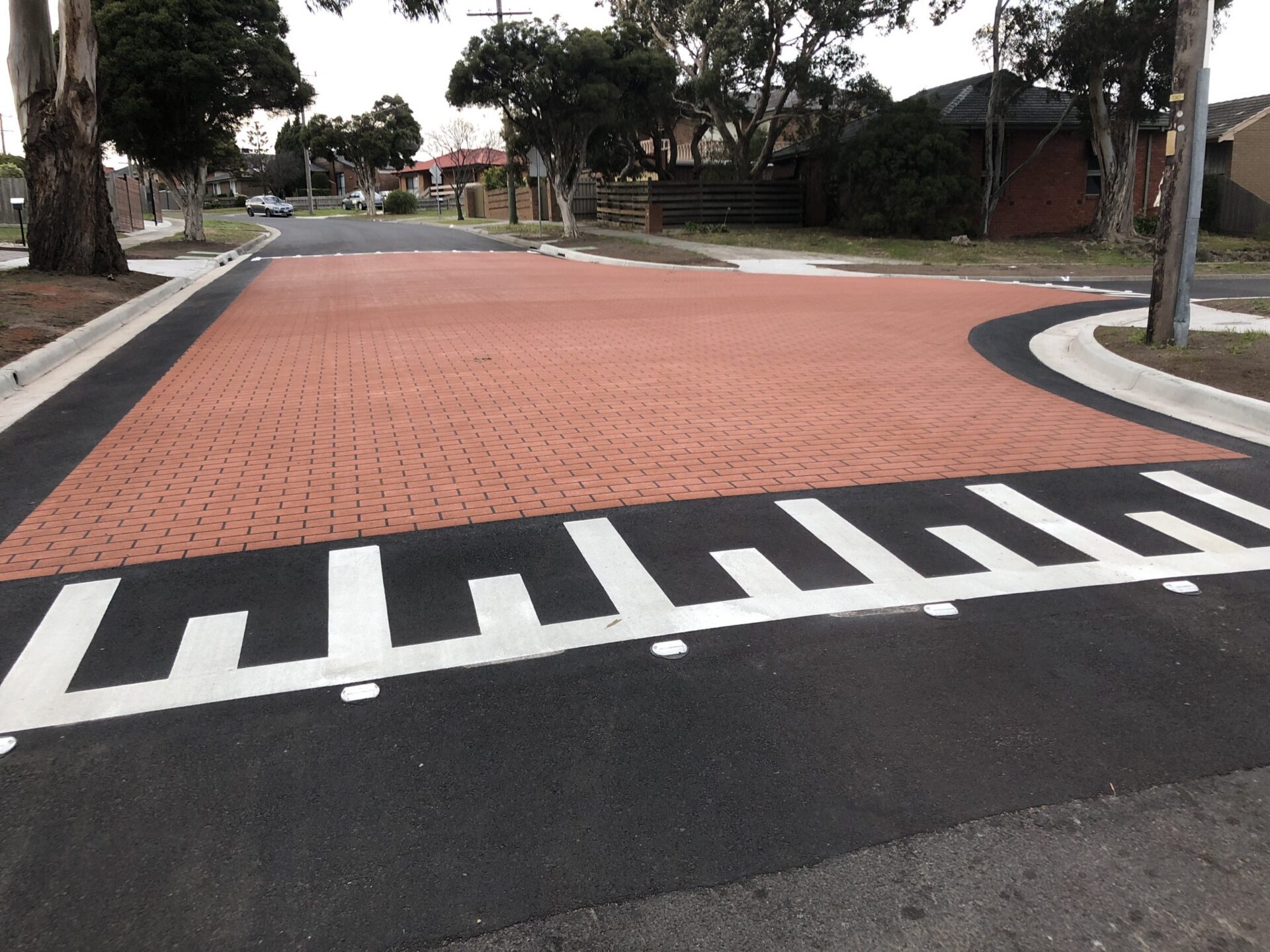 Traffic Islands In Melbourne - Blue Peak Constructions
